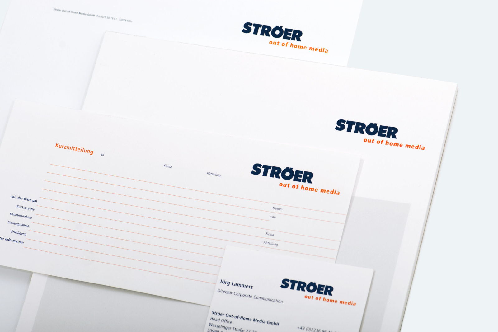 Ströer Out of Home Media AG Corporate Design: Corporate. Diesseits