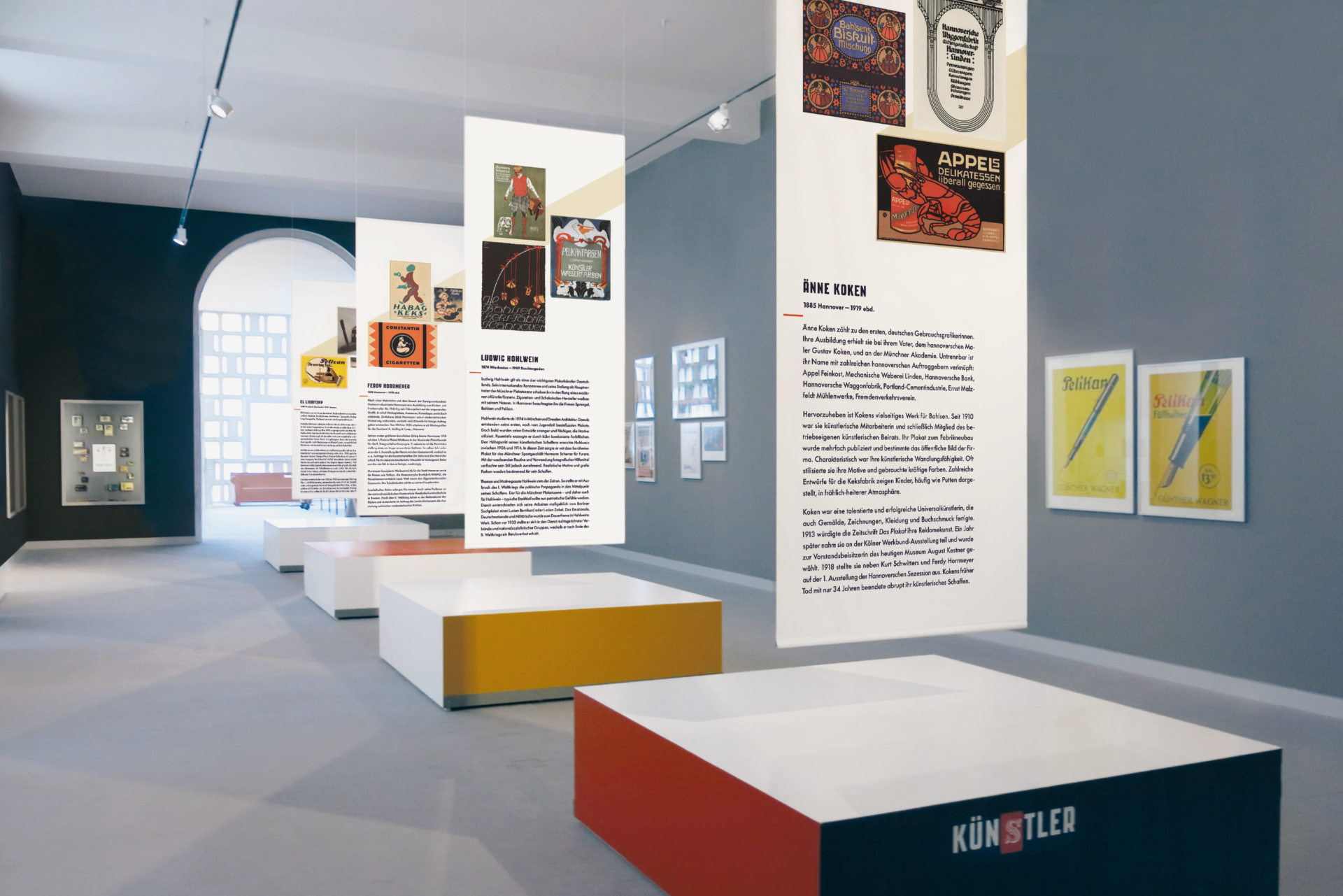 Museum August Kestner Reklamekunst aus Hannover, Ausstellungsgrafik ...